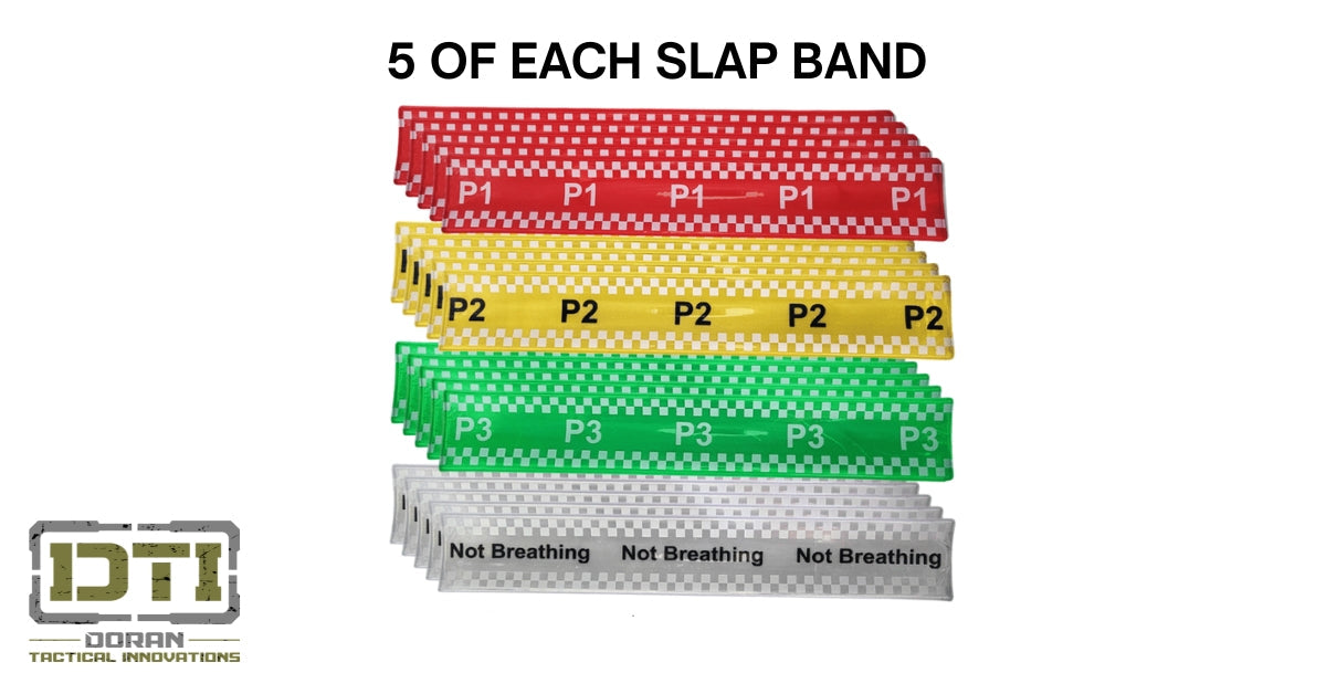 NHS Ten Second Triage Slap Bands - Buy Individually – Doran Tactical ...